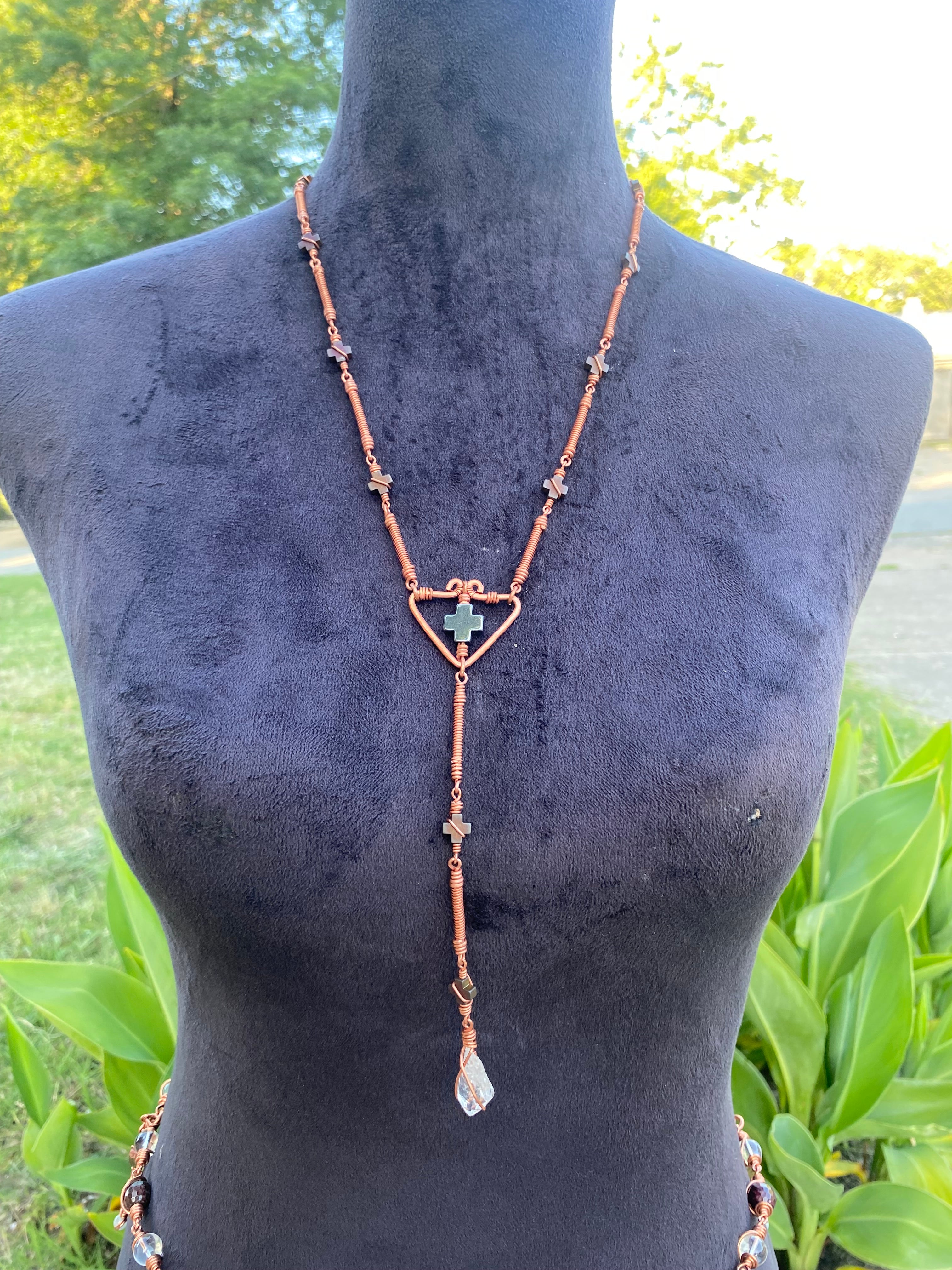 Arkansas Quartz Rosary | Coils Crystals & Culture